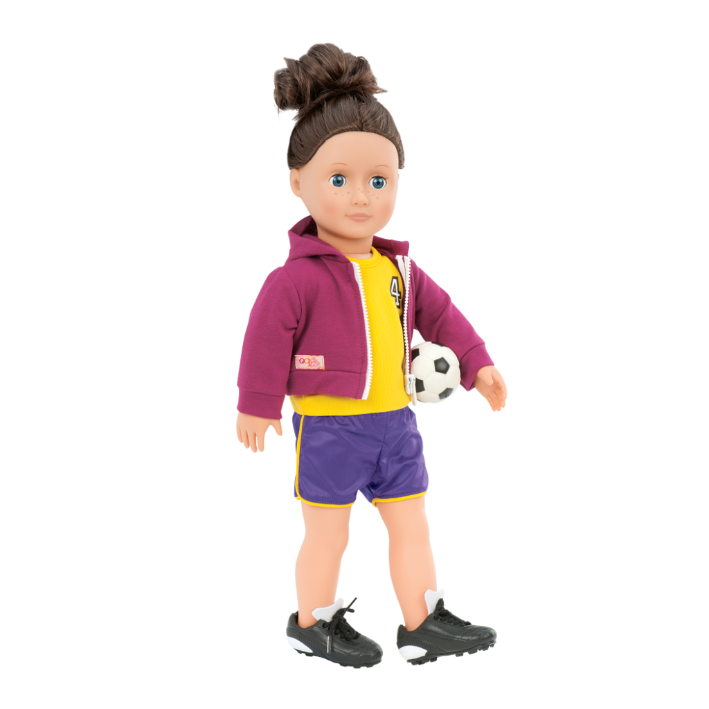 Fancy & Furry | 18-inch Doll Pink Coat Outfit | Our Generation