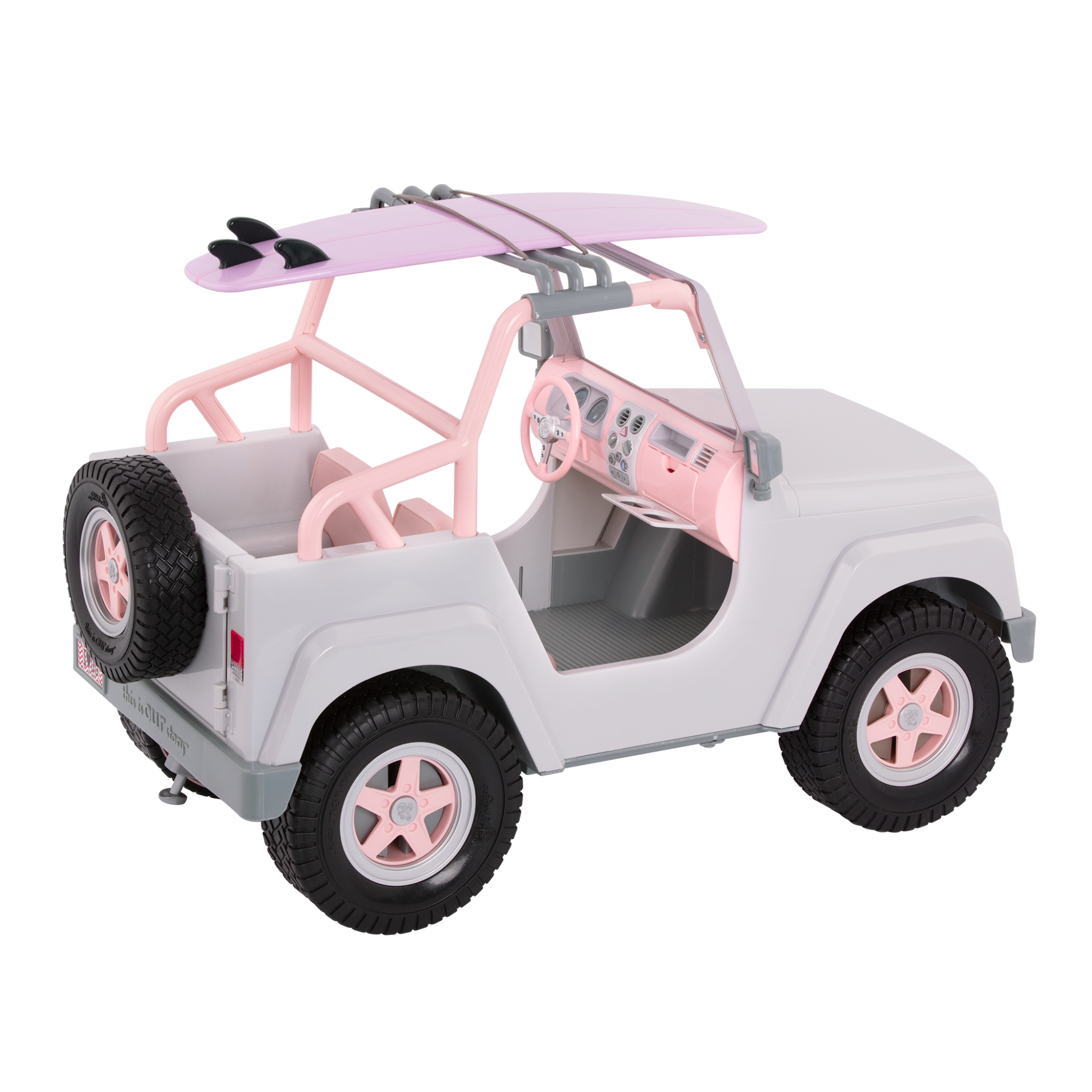 Off Roader 4x4 | 18" Doll Vehicle in Pink | Our Generation